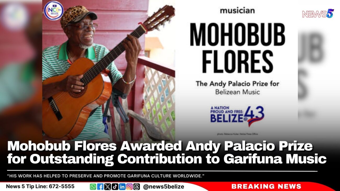 Mohobub Flores Awarded Andy Palacio Prize for Outstanding Contribution ...