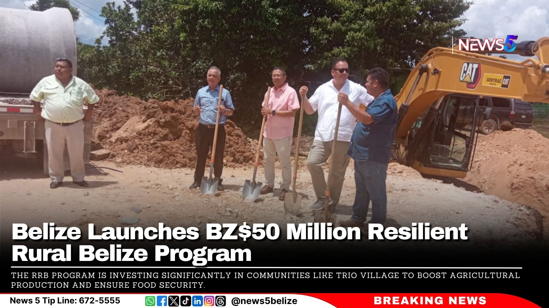 Belize Launches BZ$50 Million Resilient Rural Belize Program | Greater ...