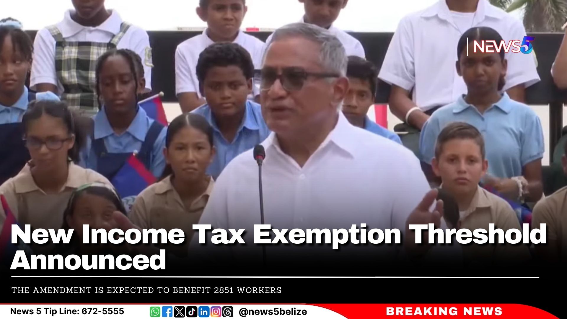 New Income Tax Exemption Threshold Announced | Greater Belize Media