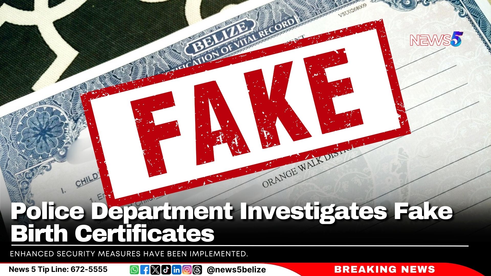 Police Department Investigates Fake Birth Certificates - Greater Belize ...