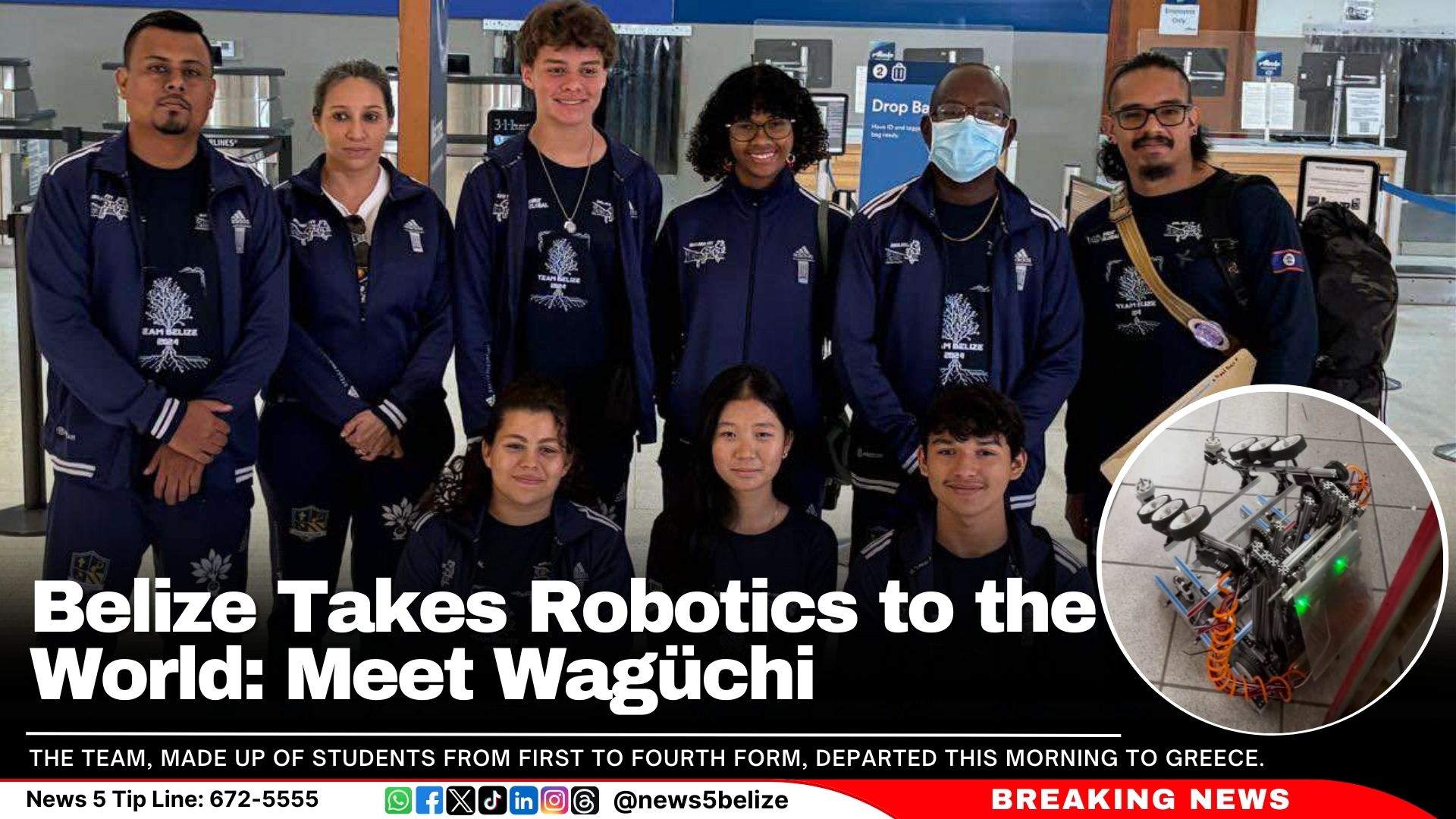 Belize Takes Robotics to the World: Meet Wagüchi | Greater Belize Media