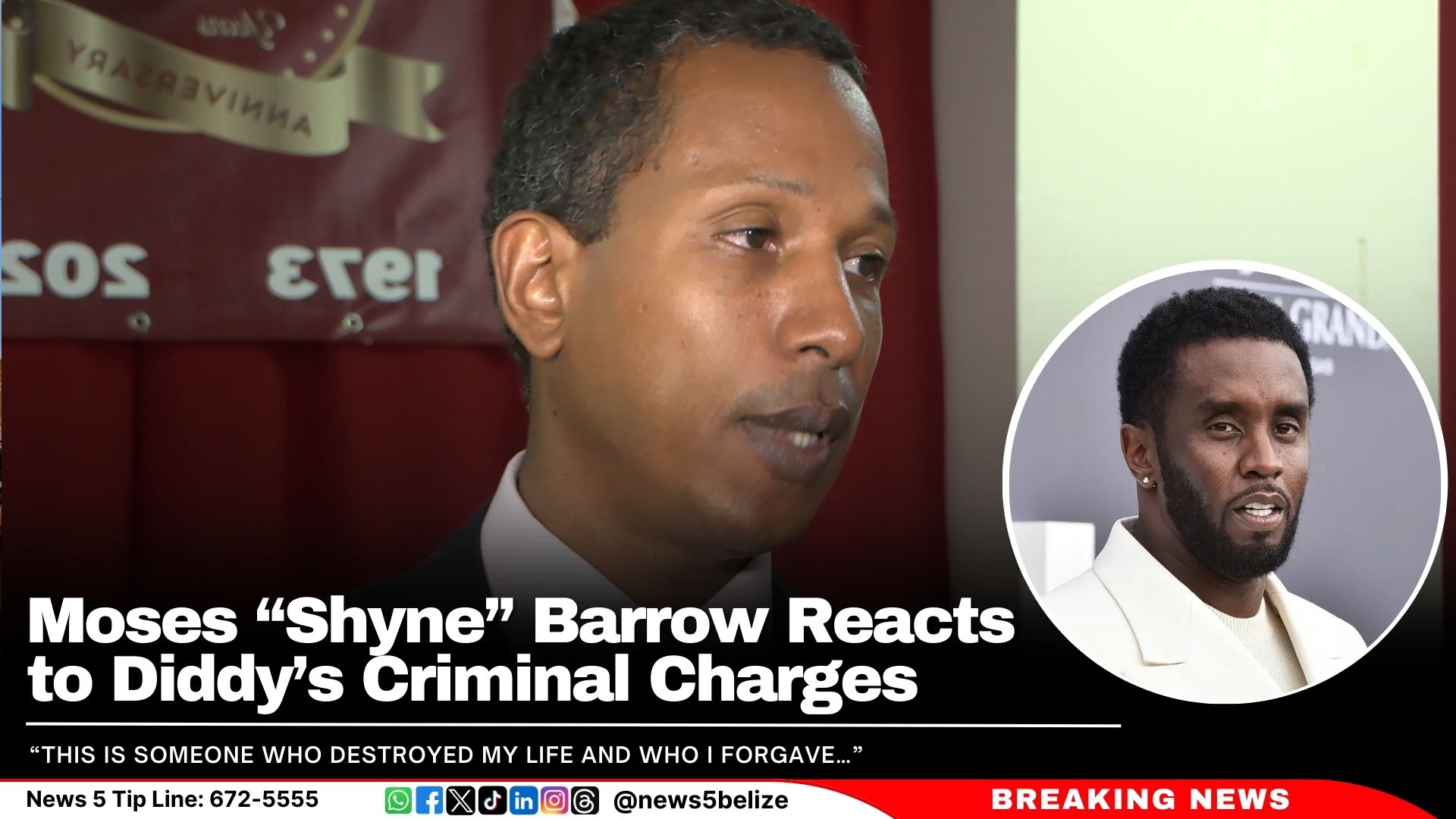 Moses “Shyne” Barrow Reacts to Diddy’s Criminal Charges | Greater ...