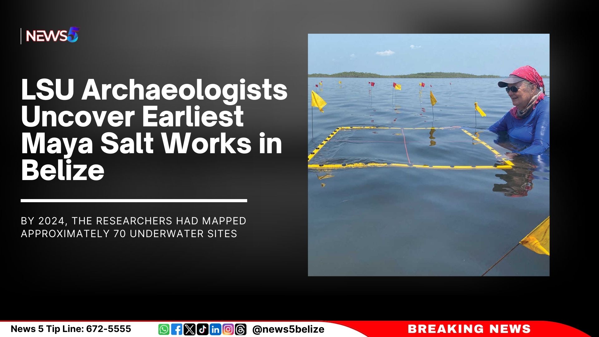 LSU Archaeologists Uncover Earliest Maya Salt Works in Belize | Greater ...