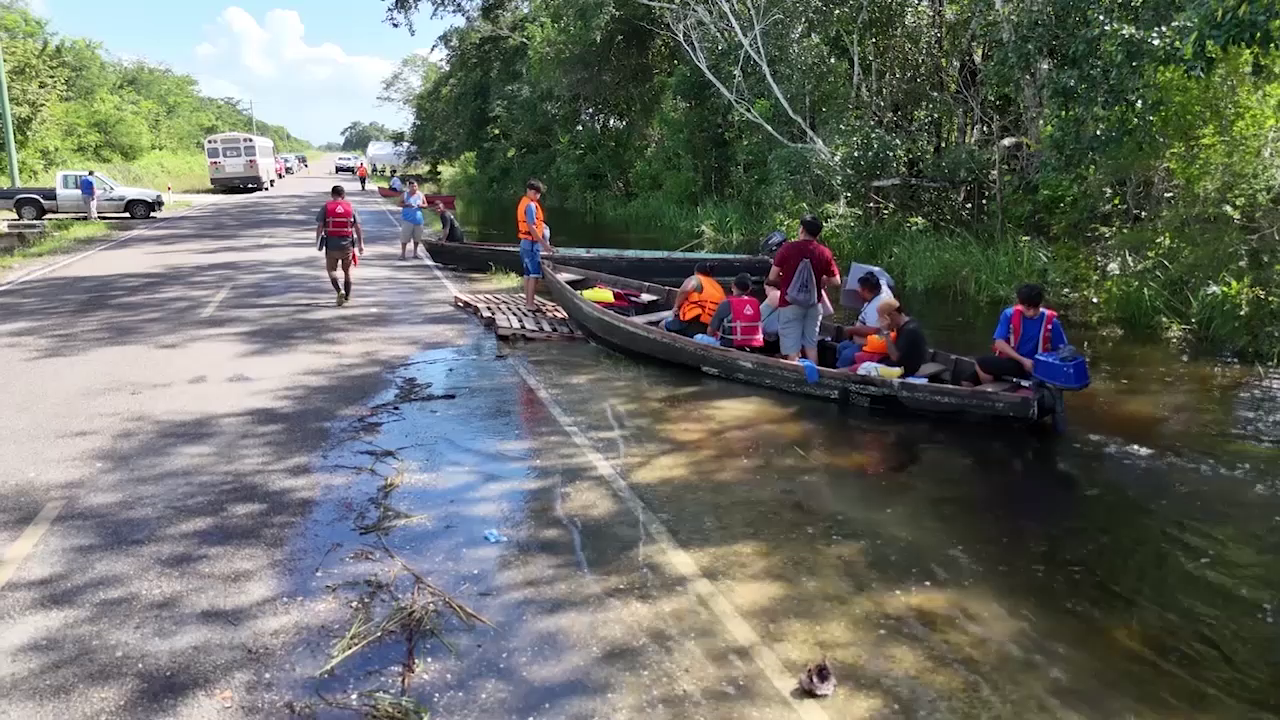 San Roman Village Still Under Deep Water | Greater Belize Media