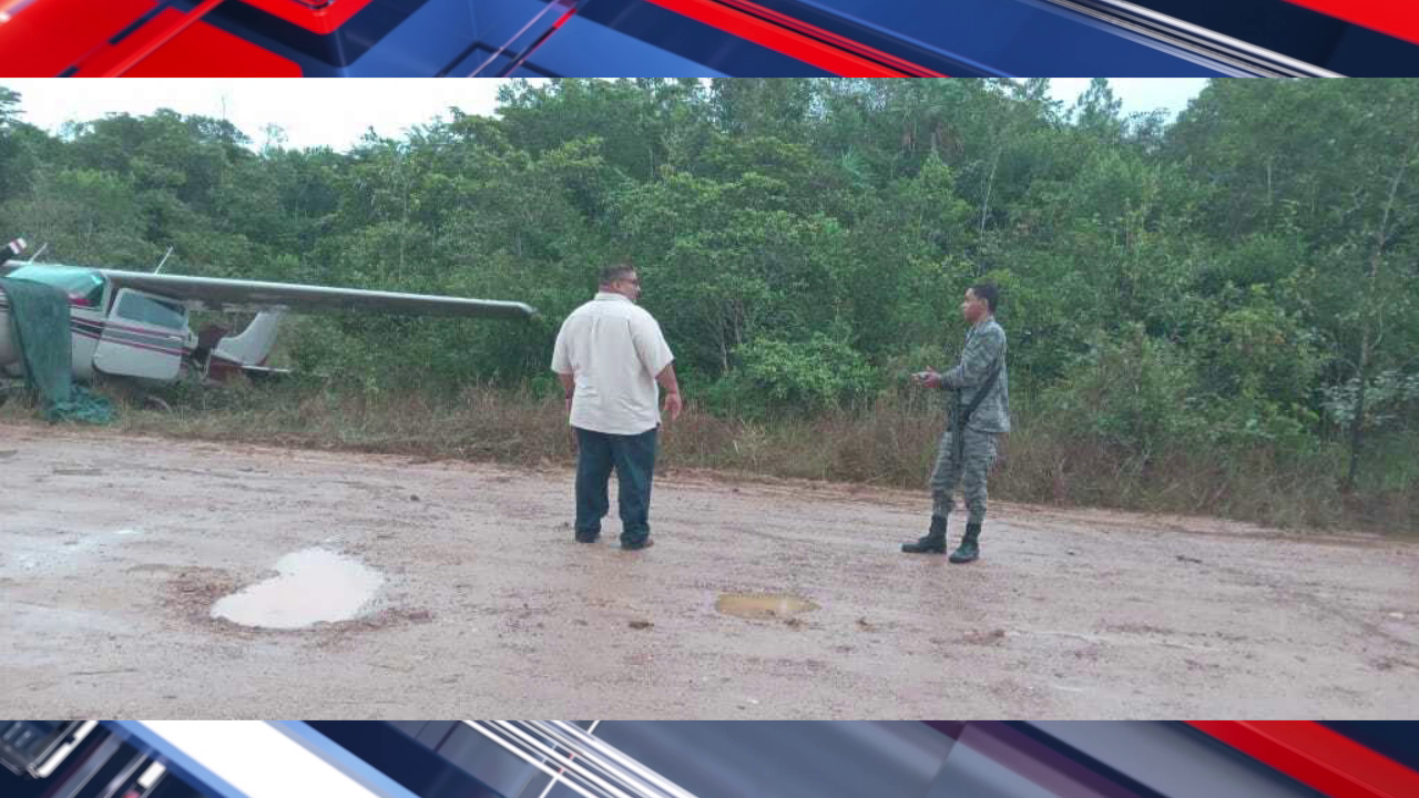Suspected Drug Plane Found Near Frank’s Eddy Village | Greater Belize Media
