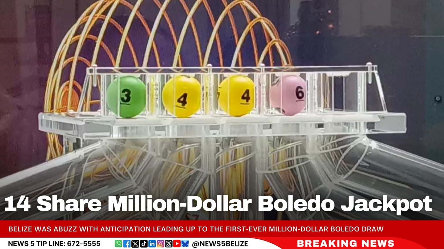 14 Share Million-Dollar Boledo Jackpot | Greater Belize Media