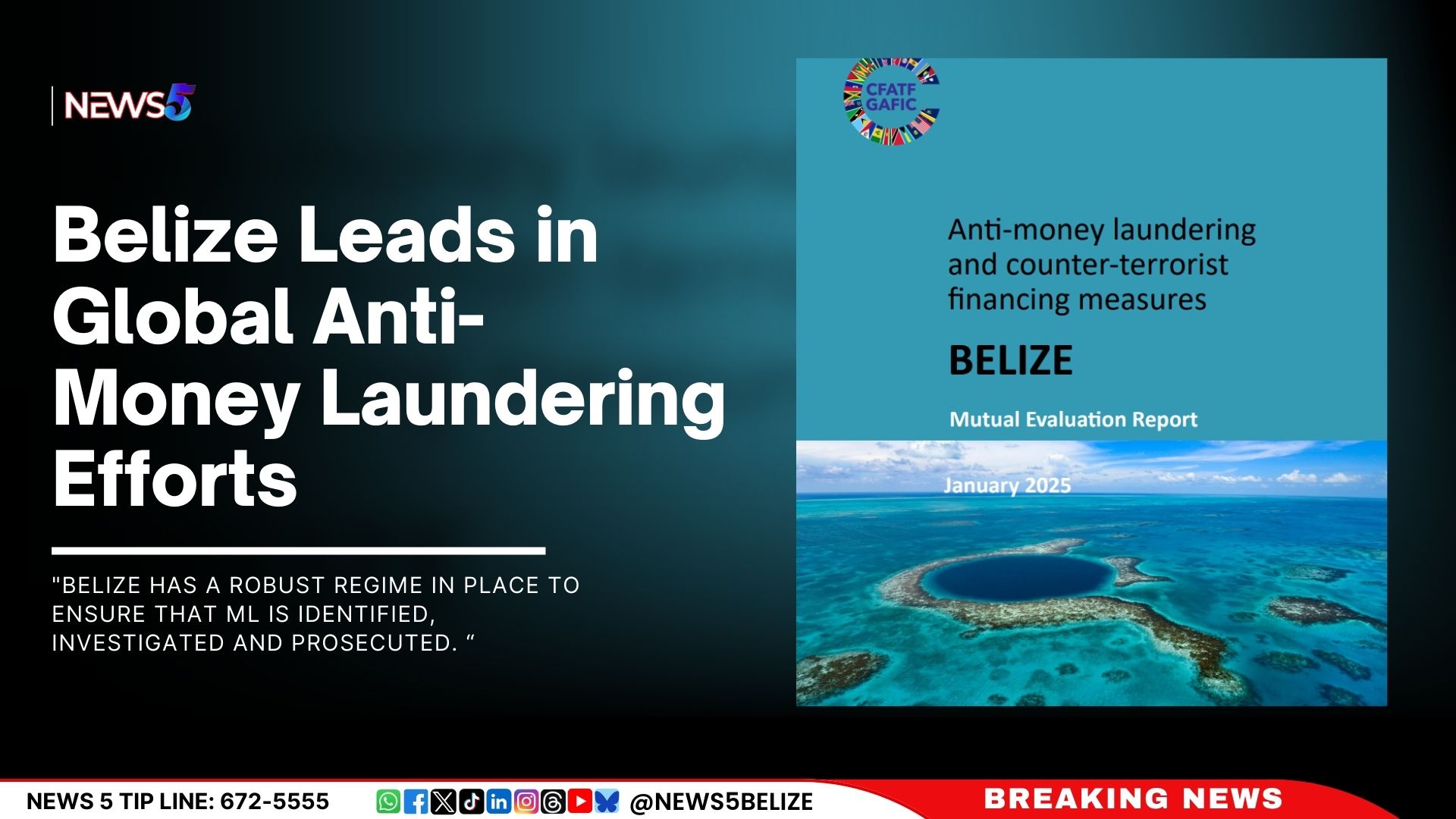 Belize Leads in Global Anti-Money Laundering Efforts | Greater Belize Media
