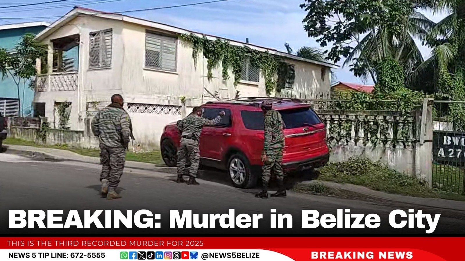 BREAKING: Murder in Belize City | Greater Belize Media