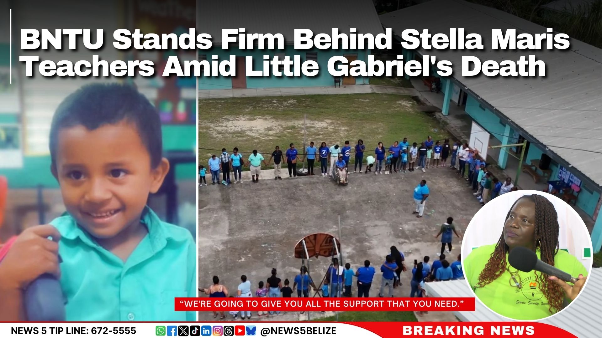 BNTU Stands Firm Behind Stella Maris Teachers Amid Little Gabriel’s ...