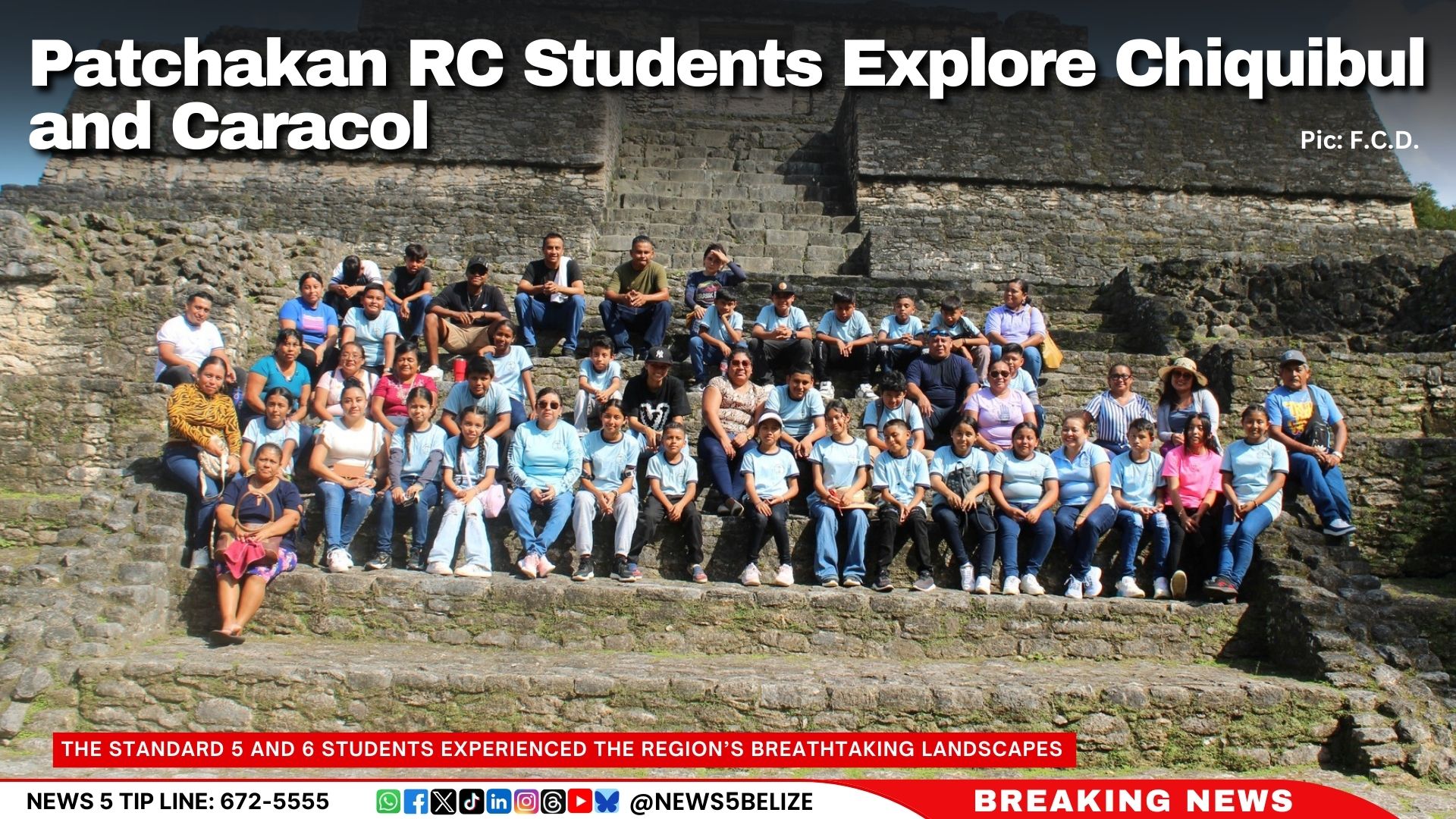 Patchakan RC Students Explore Chiquibul and Caracol | Greater Belize Media