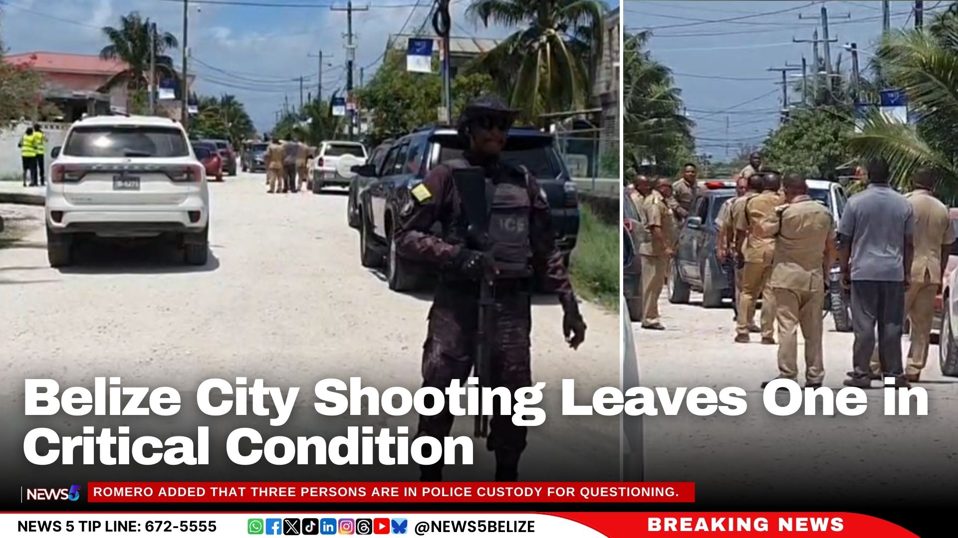 Belize City Shooting Leaves One in Critical Condition | Greater Belize ...