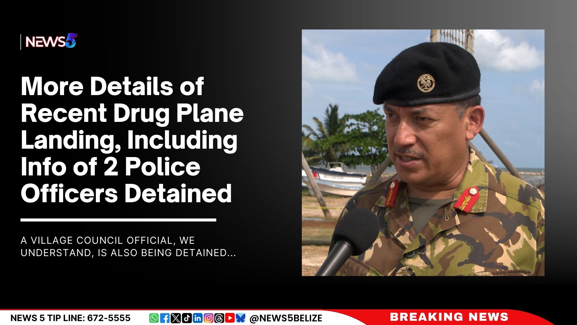More Details of Recent Drug Plane Landing, Including Info of 2 Police ...