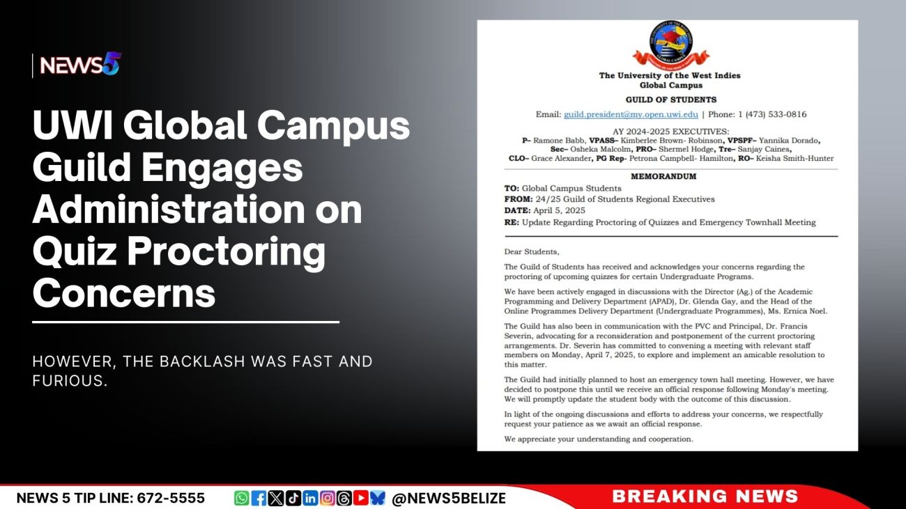 UWI Global Campus Guild Engages Administration on Quiz Proctoring ...