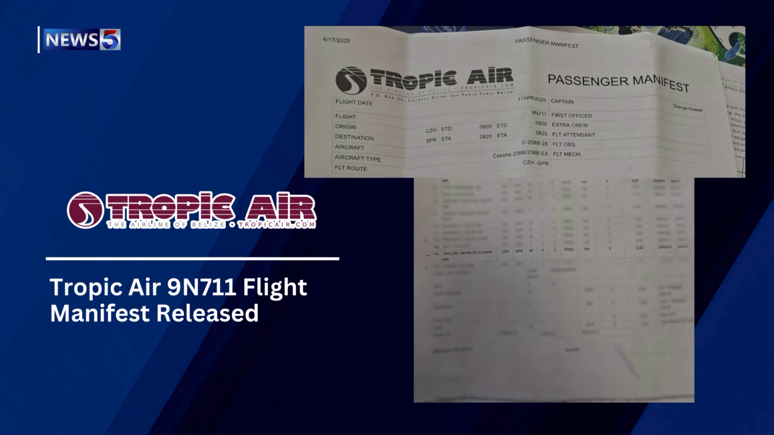 Passenger on Hijacked Tropic Air Flight Speaks Out | Greater Belize Media