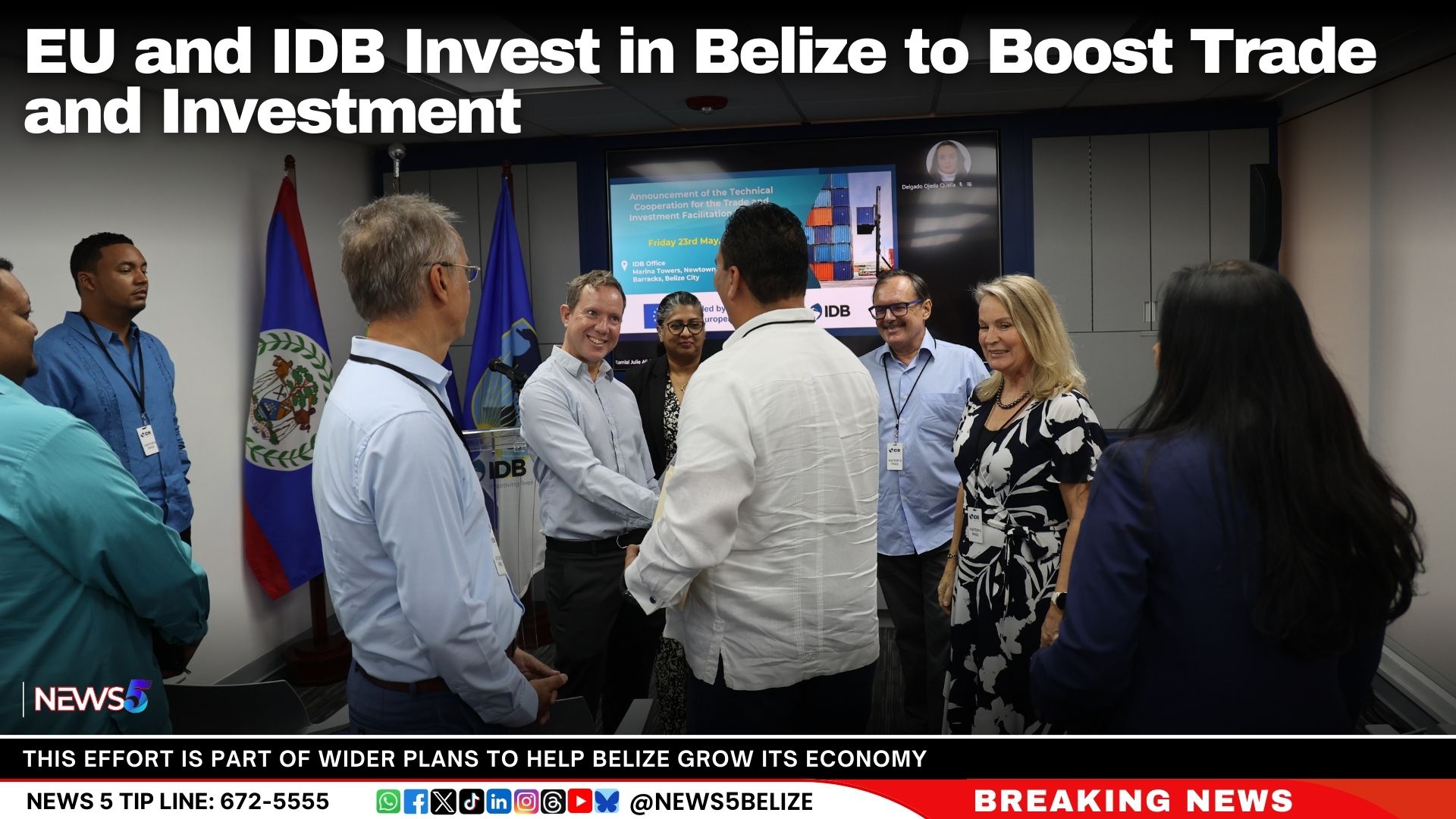 EU and IDB Invest in Belize to Boost Trade and Investment | Greater ...