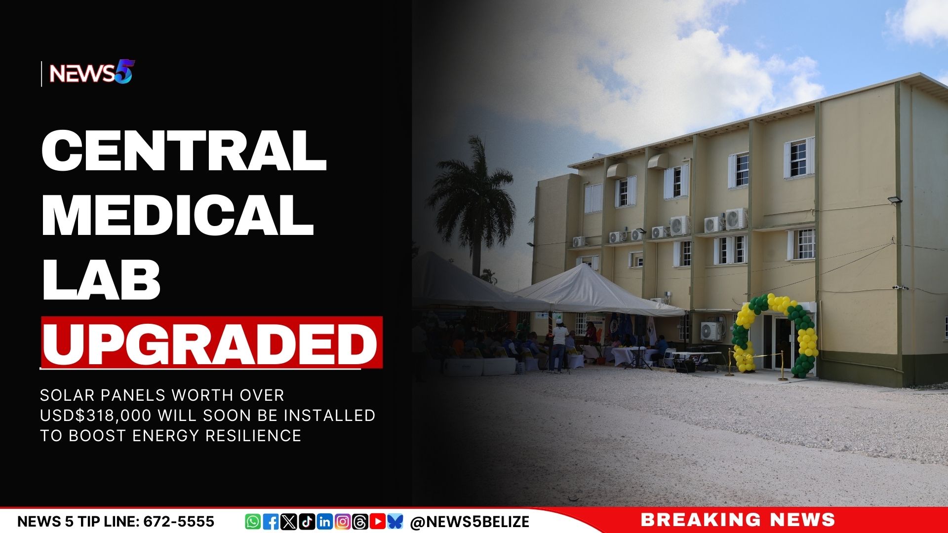Central Medical Lab Upgraded | Greater Belize Media