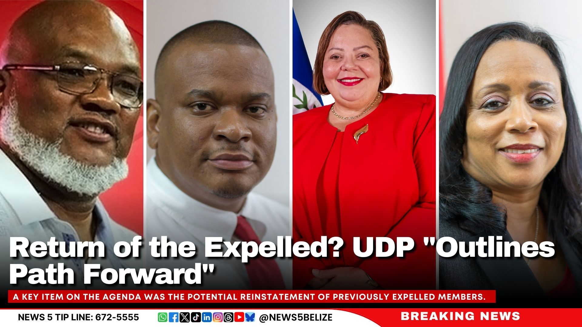 Return of the Expelled? UDP “Outline Path Forward” - Greater Belize Media