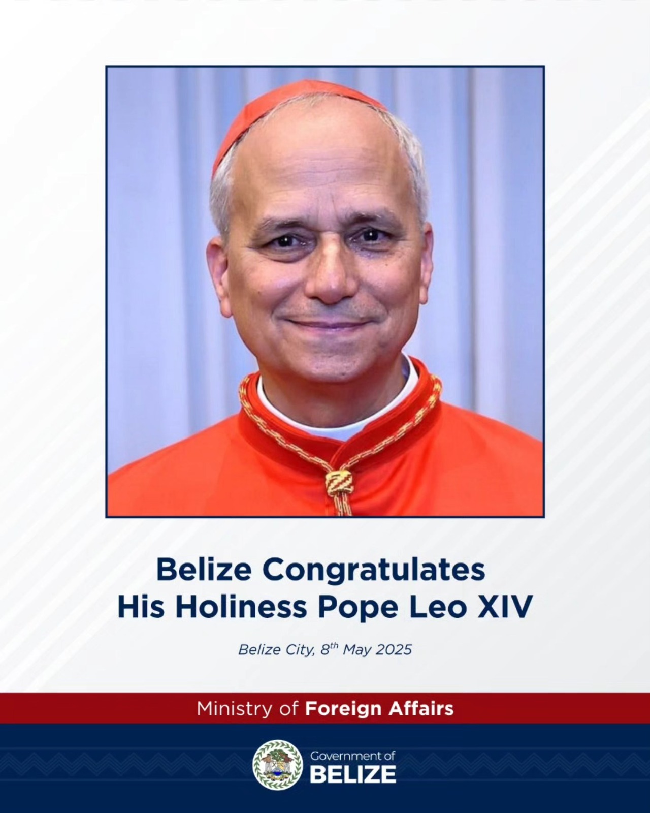 White Smoke Signals Election of First American Pope | Greater Belize Media