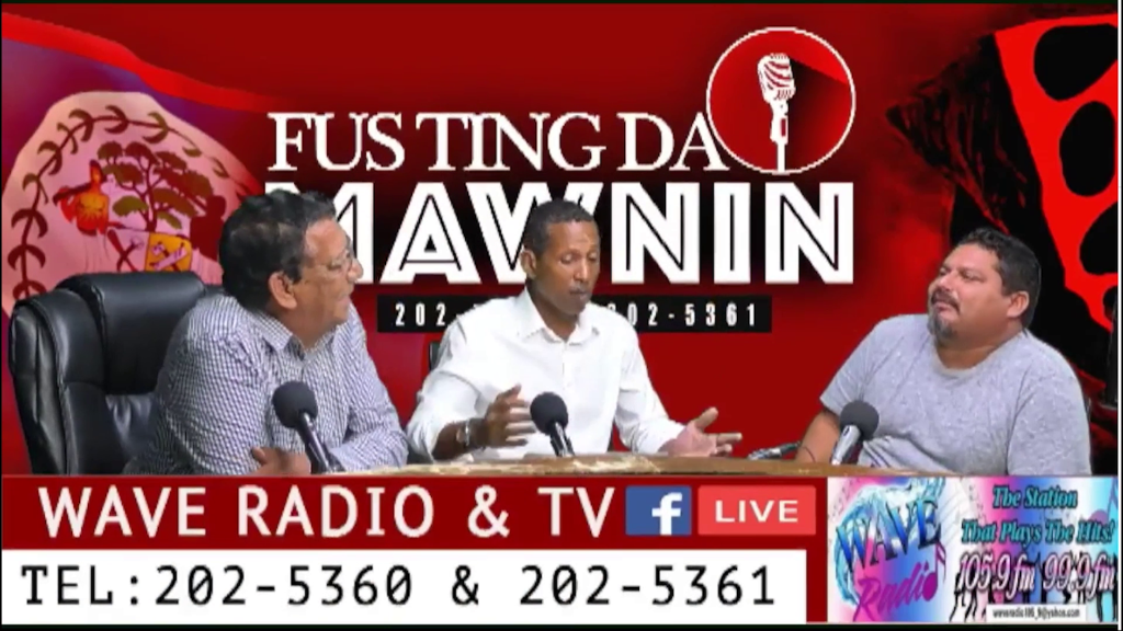 Barrow and Fonso War on Fus Ting Da Mawnin | Greater Belize Media